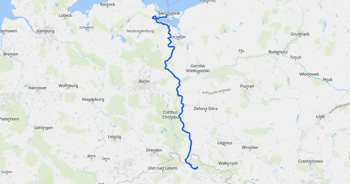 Trasa rowerowa wzdłuż Odry mapa - odkryj najpiękniejsze szlaki