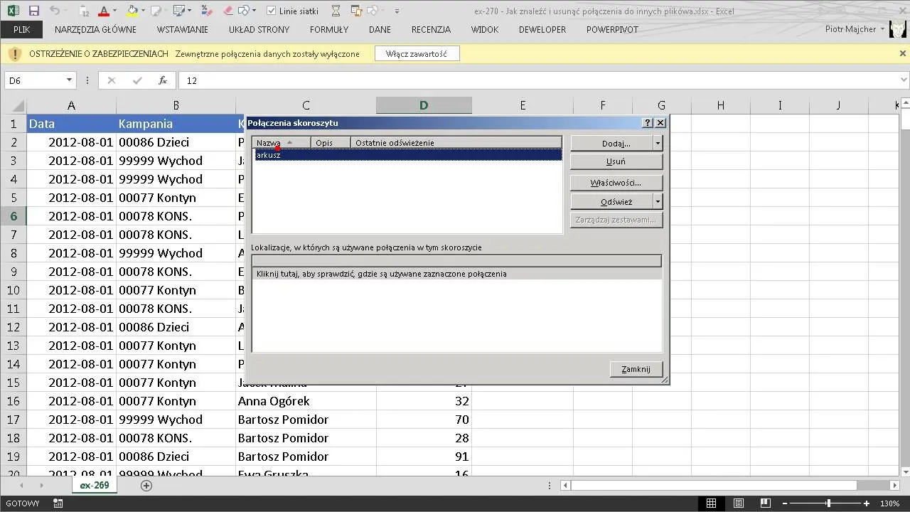 Jak usunąć tabelę w Excelu i uniknąć utraty danych?