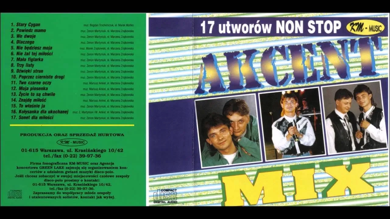 Kompletna lista piosenek Akcent: od debiutu po największe hity
