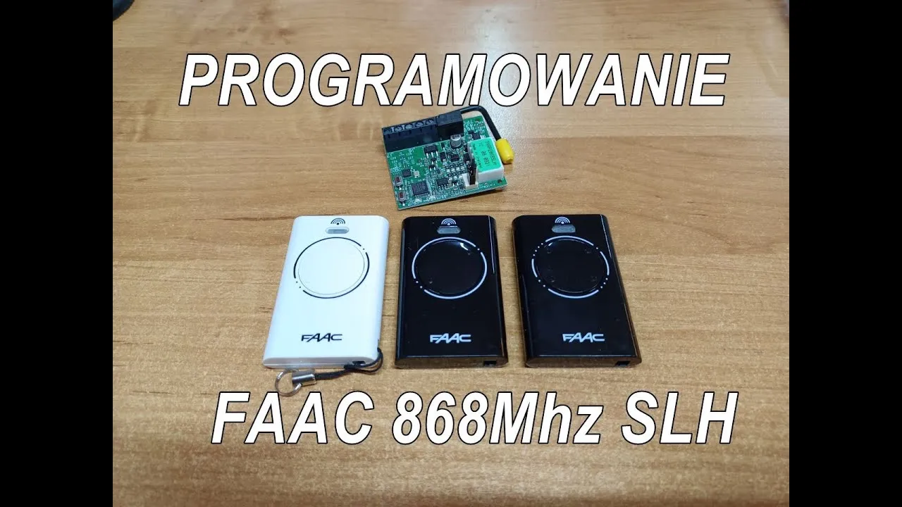 Jak zaprogramować pilot do bramy FAAC - uniknij problemów z ustawieniem