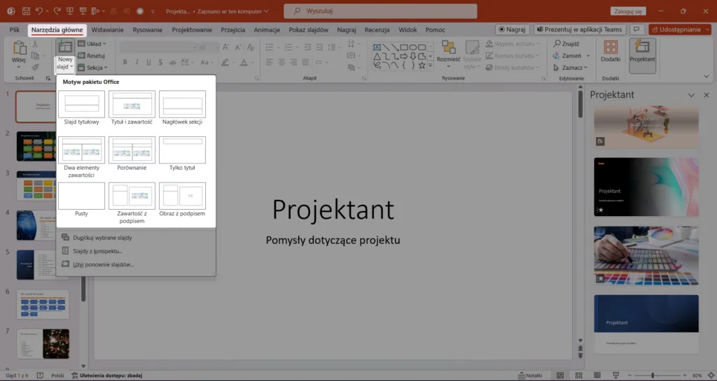 Jak włączyć projektowanie w PowerPoint i poprawić swoje prezentacje