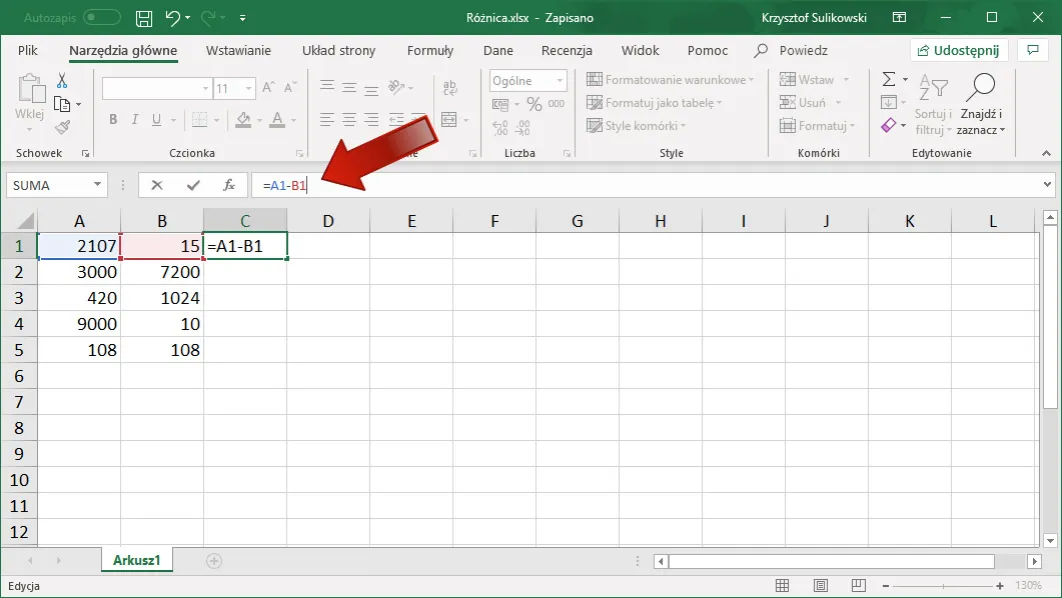 Jak zrobić różnicę w Excelu i uniknąć najczęstszych błędów