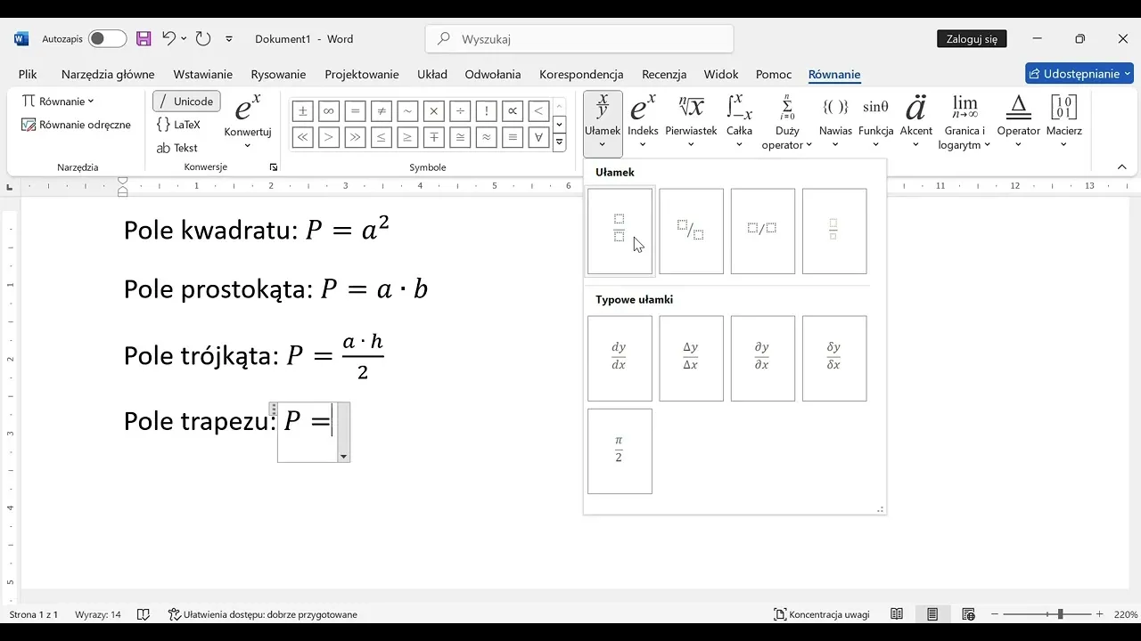 Jak napisać wzór w PowerPoint – łatwe sposoby na profesjonalne wzory matematyczne