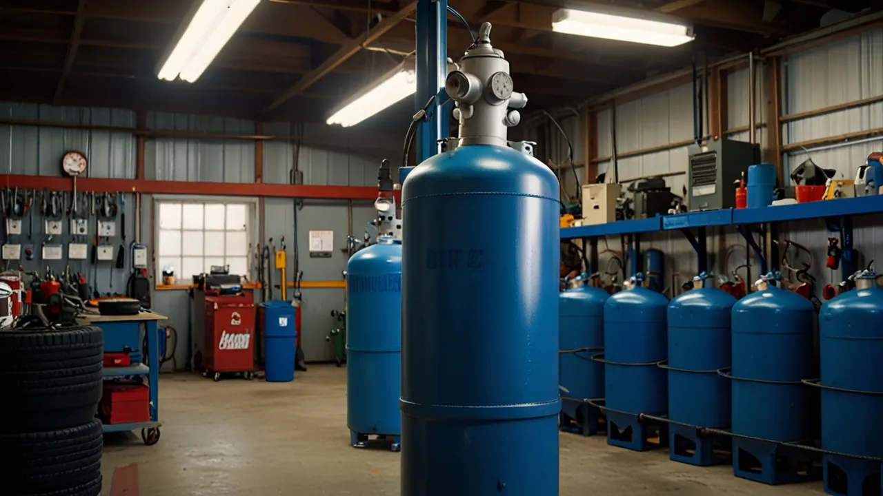 Butla z azotem: Bezpieczne użycie w serwisie klimatyzacji