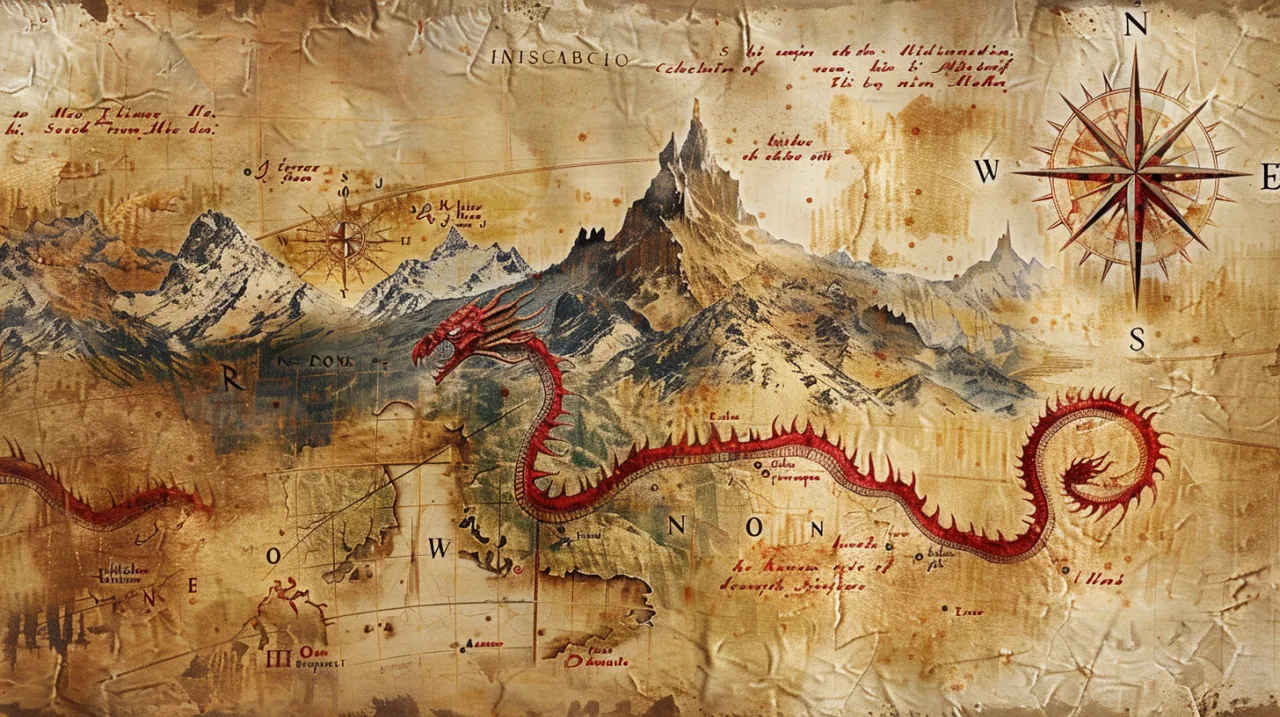 Mapa podróży Hobbita - Śródziemie na wyciągnięcie ręki: jakie tajemnice kryje?